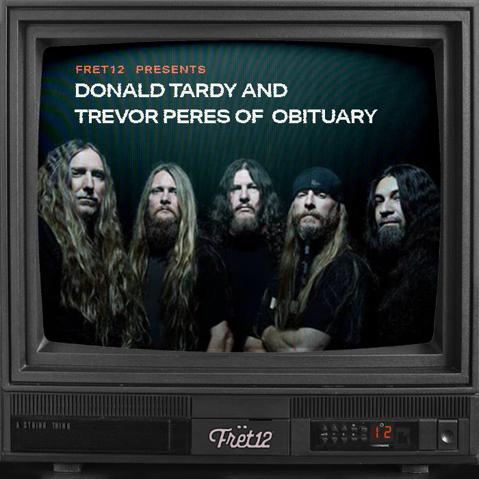 Donald Tardy & Trevor Peres of Obituary : Video – FRET12