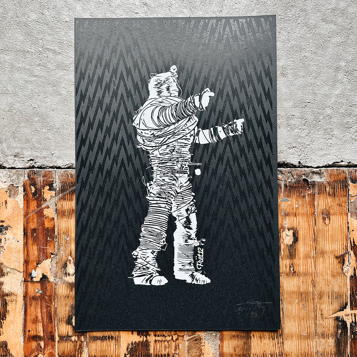 String Thing Screen Print – UnFramed – FRET12