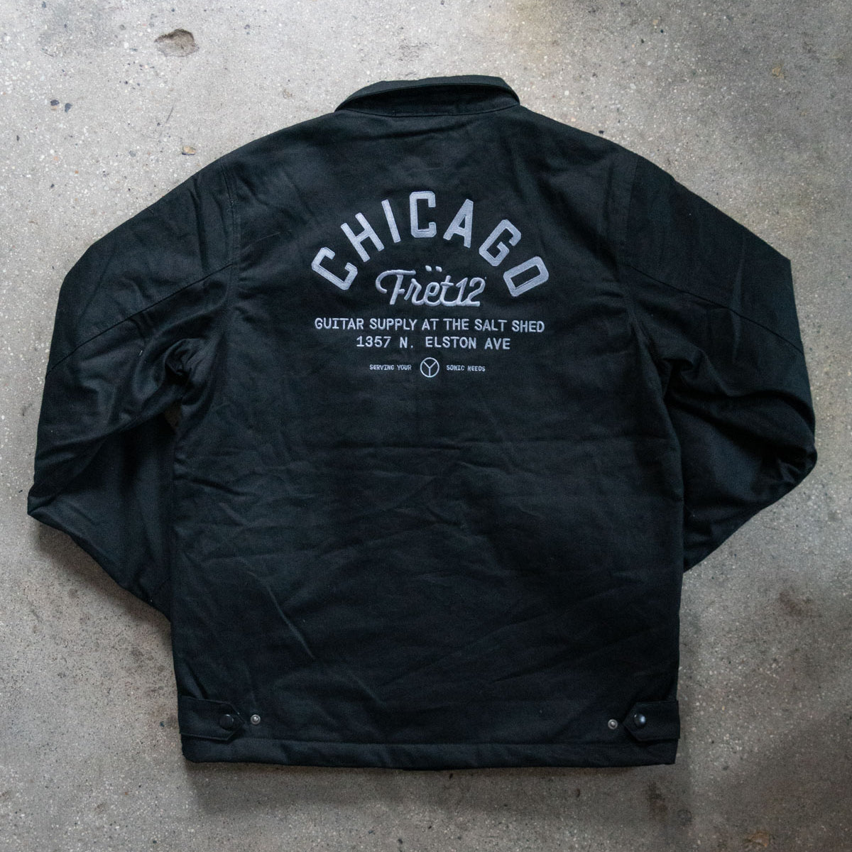 FRET12 STATION JACKET - CHICAGO GUITAR SUPPLY - Black