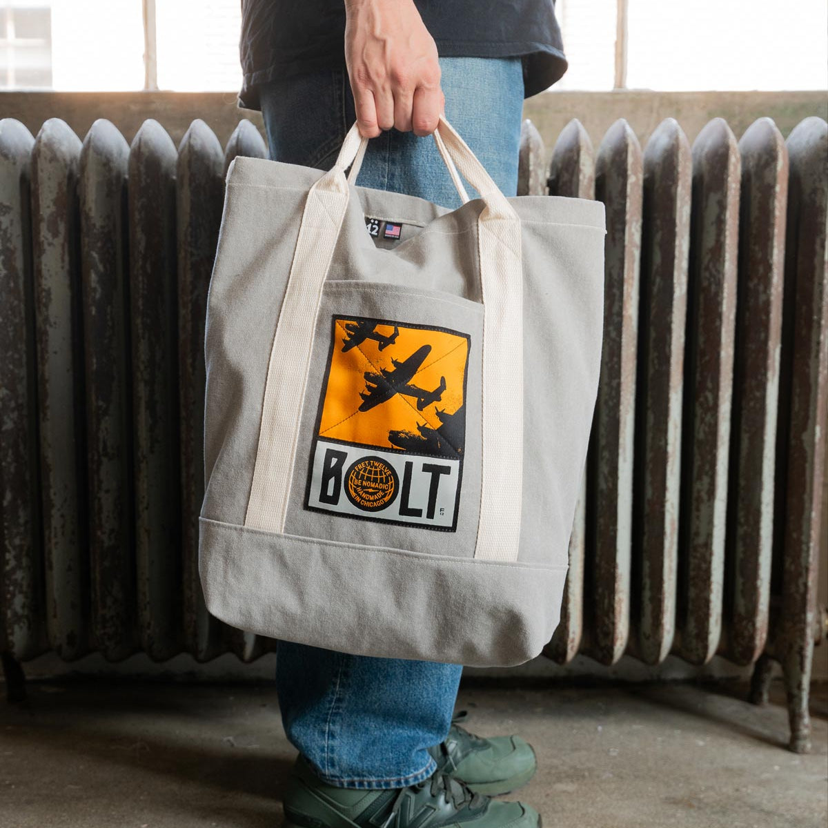 BOLT Tote Bag - Concrete Grey – FRET12